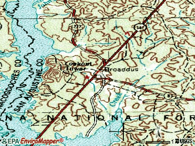 Broaddus, Texas (TX 75929) profile: population, maps, real estate, averages, homes, statistics ...