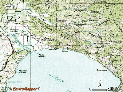 Nice, California (CA 95464, 95485) profile: population, maps, real ...