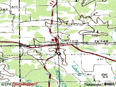 Detroit, Texas (TX 75436) profile: population, maps, real estate ...