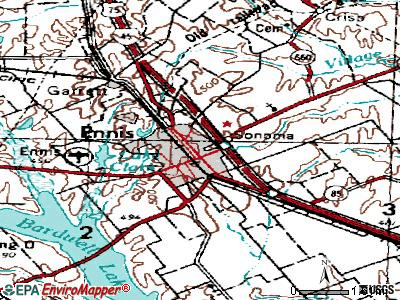 Ennis, Texas (TX 75152, 75165) profile: population, maps, real estate ...