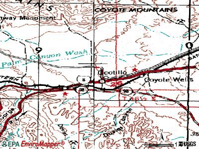 Ocotillo, California (CA 92259) profile: population, maps, real estate ...