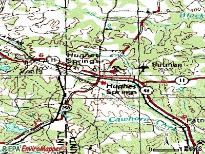 Hughes Springs, Texas (TX 75656) profile: population, maps, real estate ...