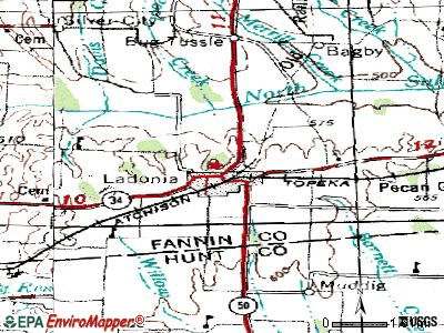 Ladonia, Texas (TX 75449) profile: population, maps, real estate ...