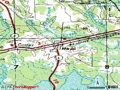 Maud, Texas (TX 75567) profile: population, maps, real estate, averages ...