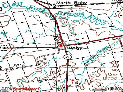 Roby, Texas (TX 79543) profile: population, maps, real estate, averages ...