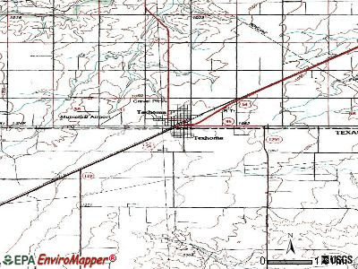Texhoma, Texas (TX 73949) profile: population, maps, real estate ...