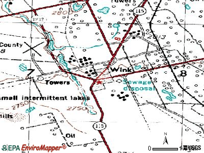 Wink, Texas (TX 79789) profile: population, maps, real estate, averages ...