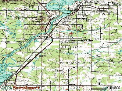 Evergreen, Wisconsin (WI 54455) profile: population, maps, real estate ...