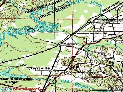 Akron, Alabama (AL 35441) profile: population, maps, real estate ...