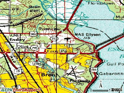 Ferry Pass, Florida (FL 32514) profile: population, maps, real estate ...