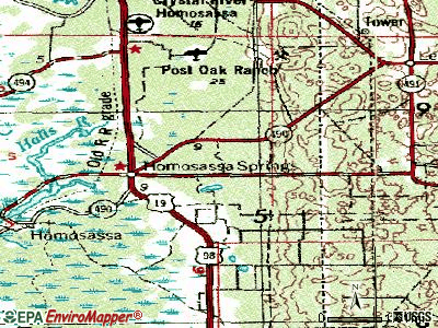 Mapa De Homosassa Florida