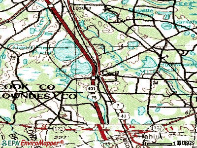 Cecil, Georgia (GA 31627, 31632) profile: population, maps, real estate ...