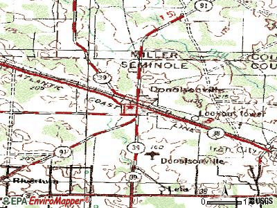 Donalsonville, Georgia (GA 39845) profile: population, maps, real ...