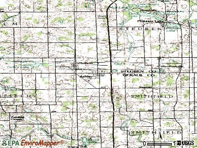Ashley, Indiana (IN 46705) profile: population, maps, real estate ...