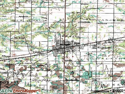 Brazil, Indiana (IN 47834) profile: population, maps, real estate ...