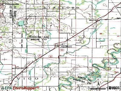 Sandborn, Indiana (IN 47578) profile: population, maps, real estate ...