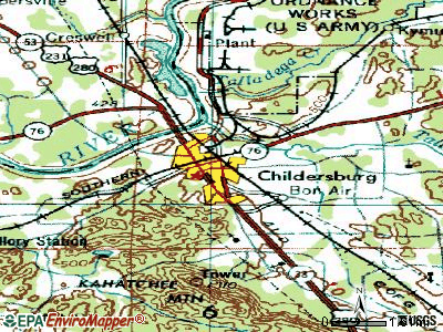 Childersburg, Alabama (AL 35014, 35151) profile: population, maps, real ...