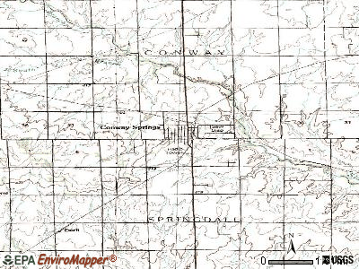 Conway Springs, Kansas (KS 67031) profile: population, maps, real ...