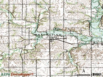 Waterville, Kansas (KS 66548) profile: population, maps, real estate ...