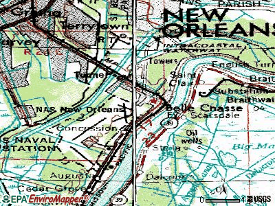 Belle Chasse, Louisiana (LA 70037) profile: population, maps, real ...