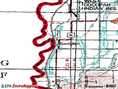 Gadsden, Arizona (AZ 85336, 85350) profile: population, maps, real ...