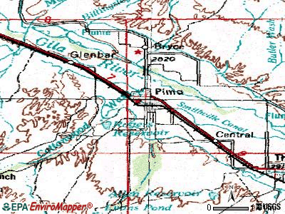 Pima, Arizona (AZ 85543) profile: population, maps, real estate ...