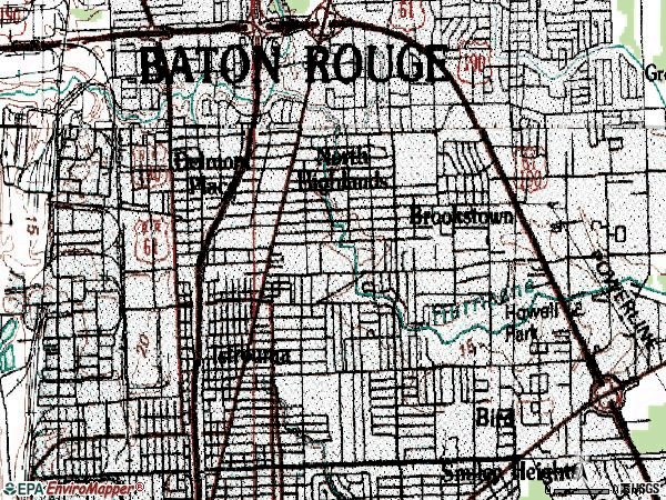 Baton Rouge 70805 Zip Code Map