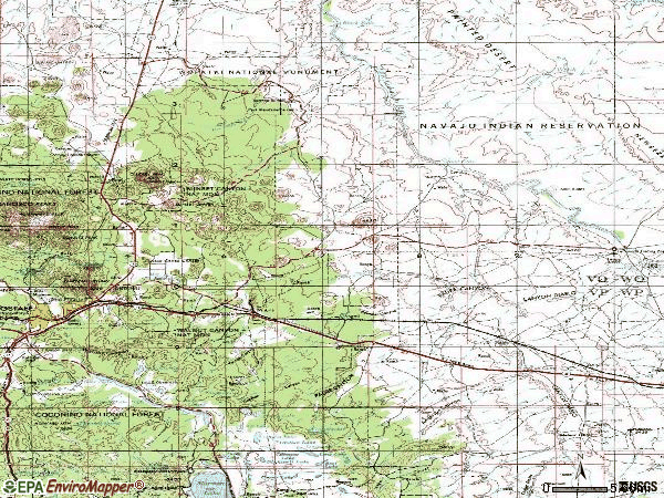 Zip Code Map For Flagstaff Az - United States Map