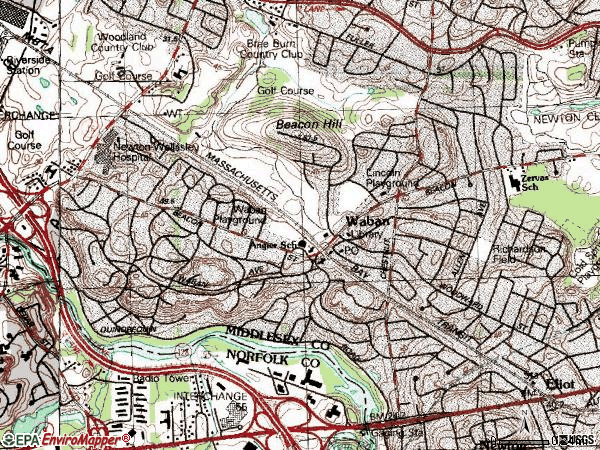 Newton Ma Zip Code Map - Map