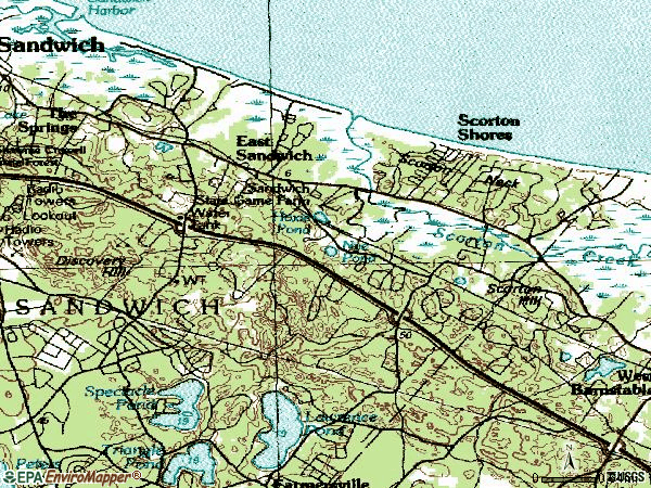 Sandwich Ma Zip Code Map - United States Map