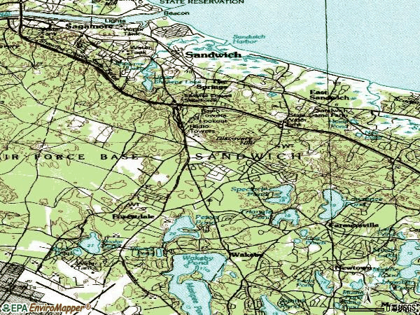 Sandwich Ma Zip Code Map - United States Map