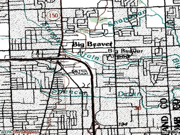 Troy Mi Zip Code Map - Map