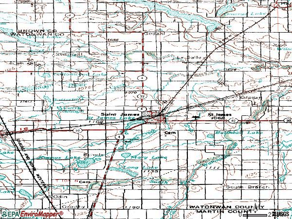 56081 Zip Code (St. James, Minnesota) Profile - homes, apartments, schools, population, income ...