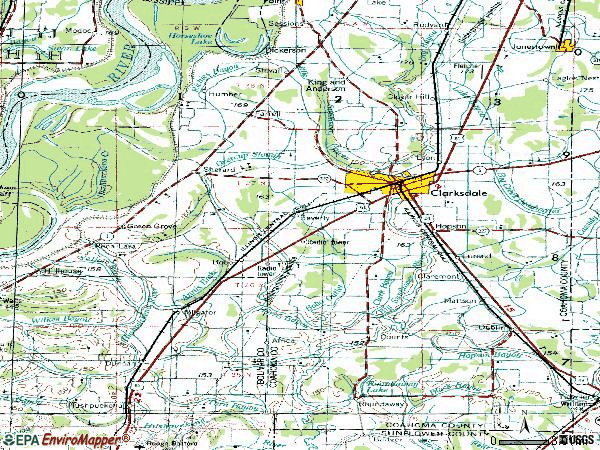 Clarksdale Ms Zip Code Map - United States Map