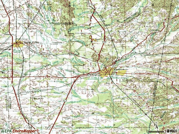 Columbus Ms Zip Code Map - Map