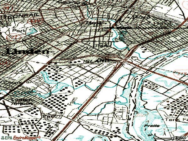 Elizabeth Nj Zip Code Map - Map