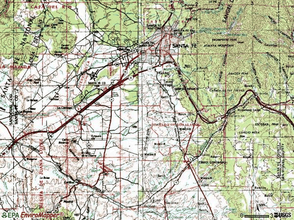 Santa Fe Nm Zip Code Map - United States Map