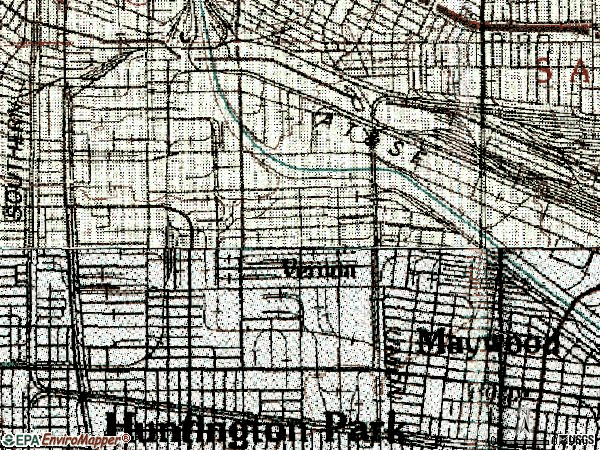 Vernon Ca Zip Code Map - United States Map