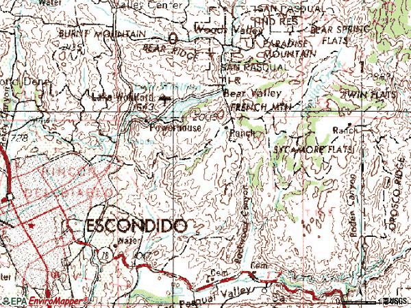 Escondido Ca Zip Code Map - Map