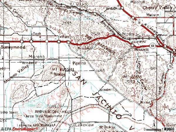 Zip Code Map For Moreno Valley Ca - United States Map