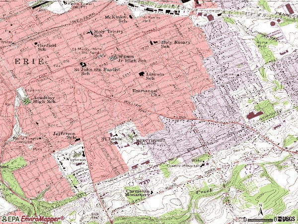 Zip Code Map Erie Pa - Map