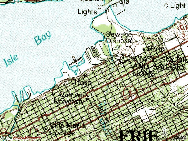 Zip Code Map Erie Pa - Map