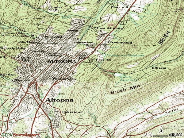 Altoona Pa Zip Code Map - Map