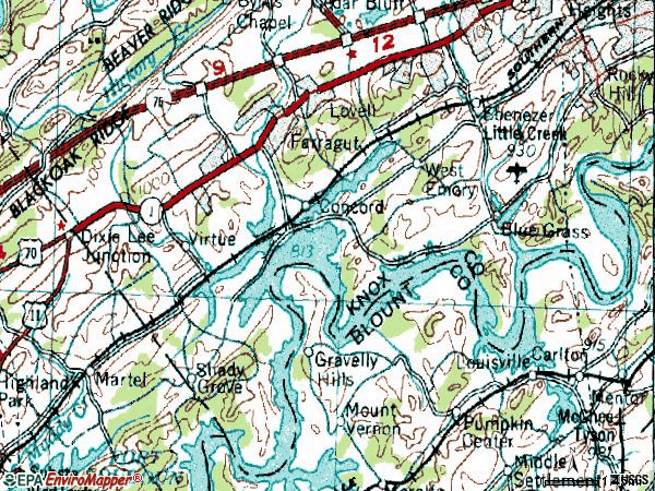 Zip Code Map Knoxville 37922 270 Area Code Location Map, Time Zone,