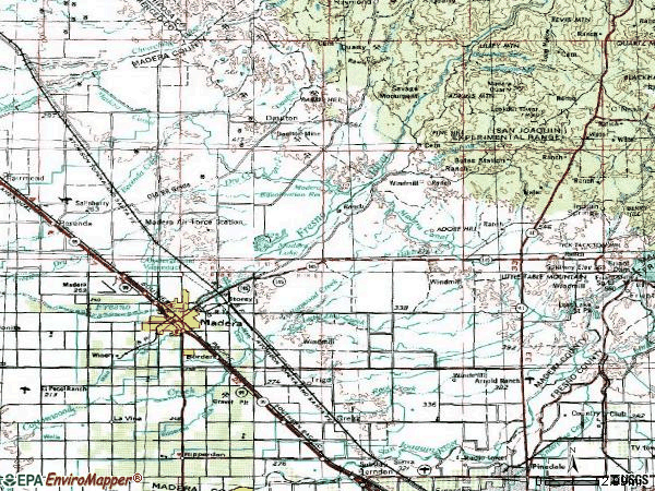 Madera Ca Zip Code Map - United States Map