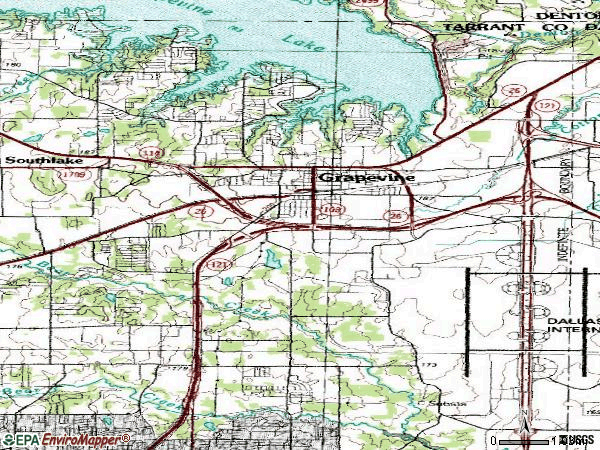 Grapevine Tx Zip Code Map - United States Map