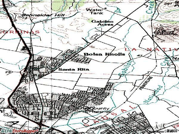 Salinas California Zip Code Map - United States Map