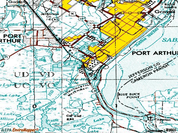 Port Arthur Tx Zip Code Map - United States Map