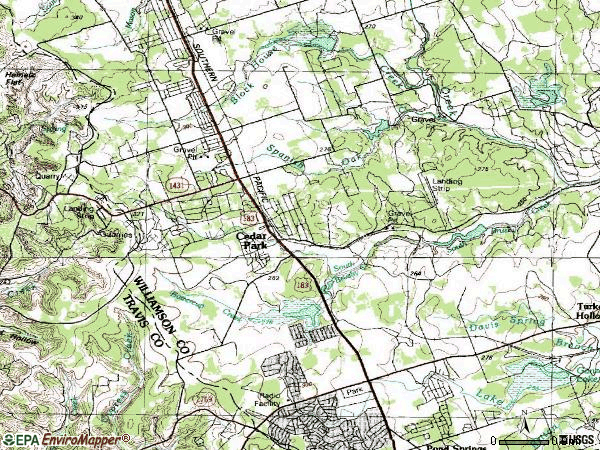 Cedar Park Tx Zip Code Map - United States Map