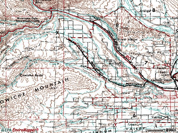 Yakima Wa Zip Code Map - Map